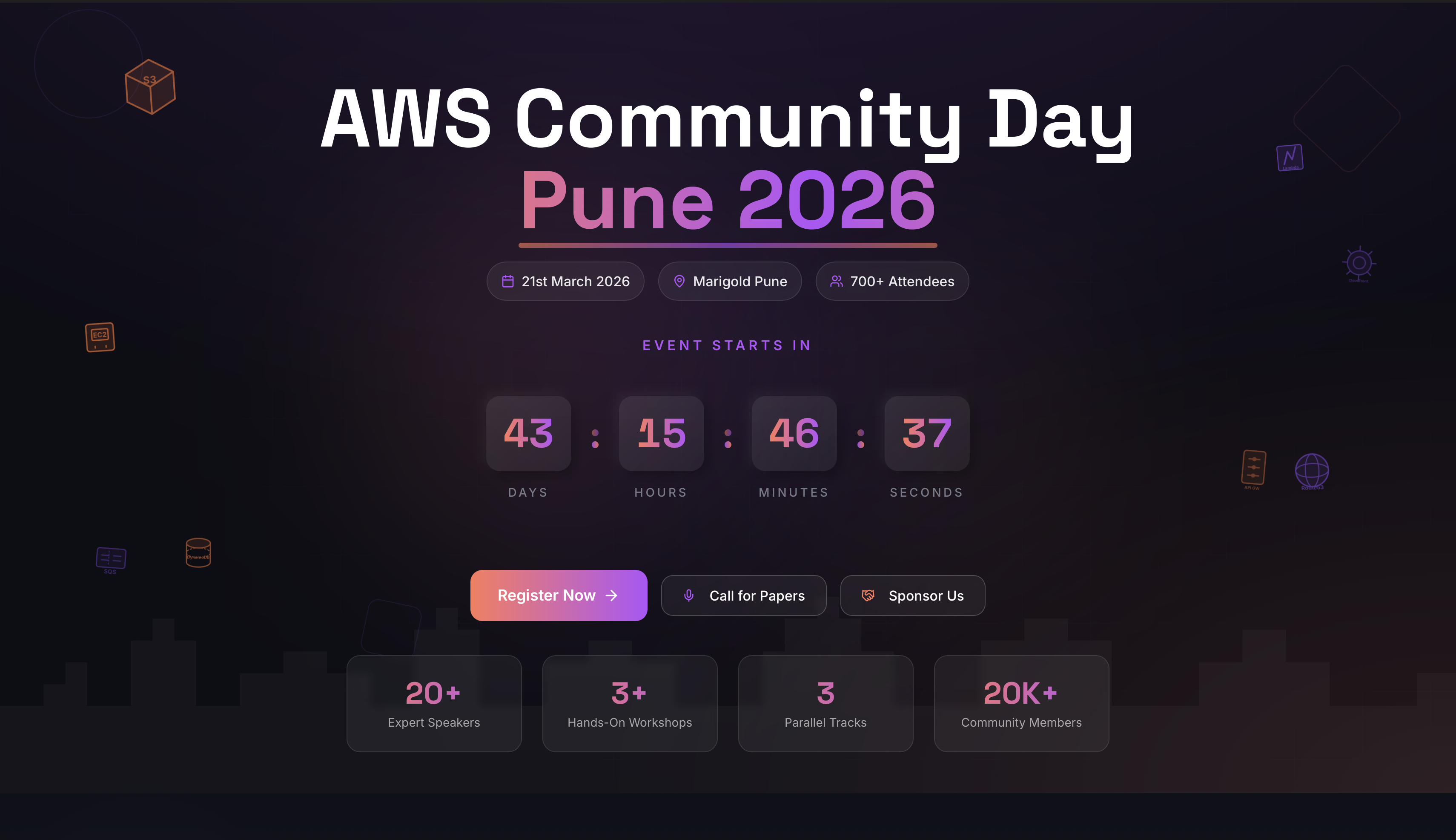 AWS Community Day Pune 2026 | Cloud & AI Conference - March 21st